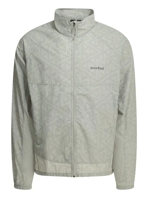 MONTBELL Graphic Print Zip-up Jacket - Grey