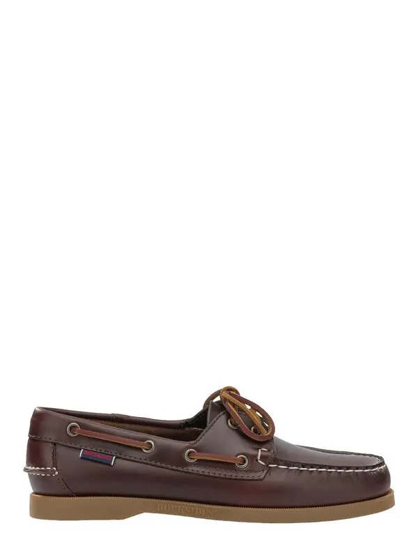 SEBAGO Portland Waxed Leather Lace-up Loafers - Brown