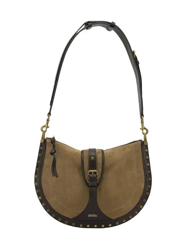 Isabel Marant Oskan Hobo Soft Shoulder Bag - Beige
