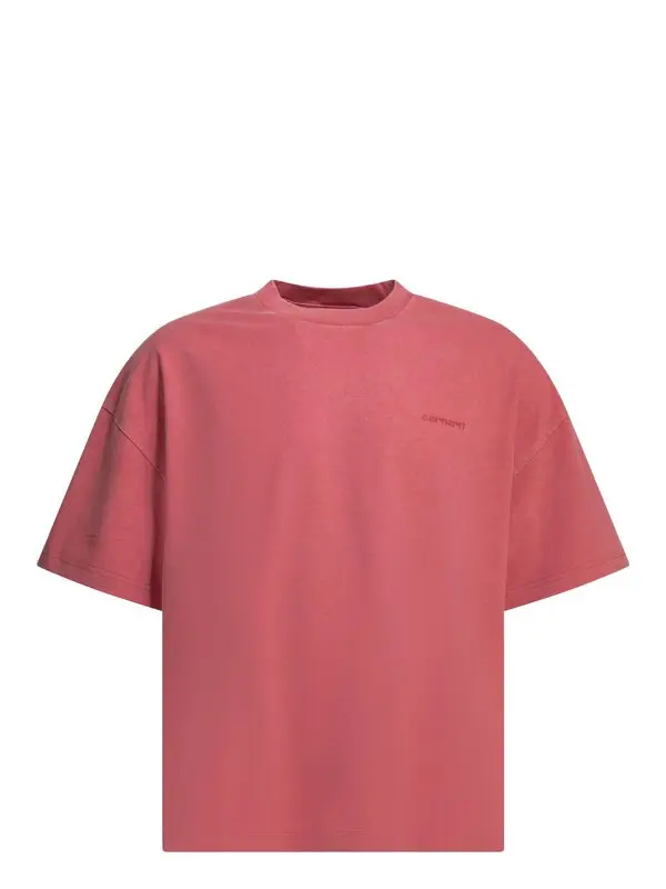Carhartt Work In Progress Benton Crewneck T-shirt - Fuchsia