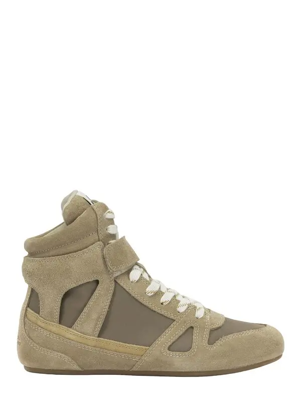 Isabel Marant Senny High Top Sneakers - Beige