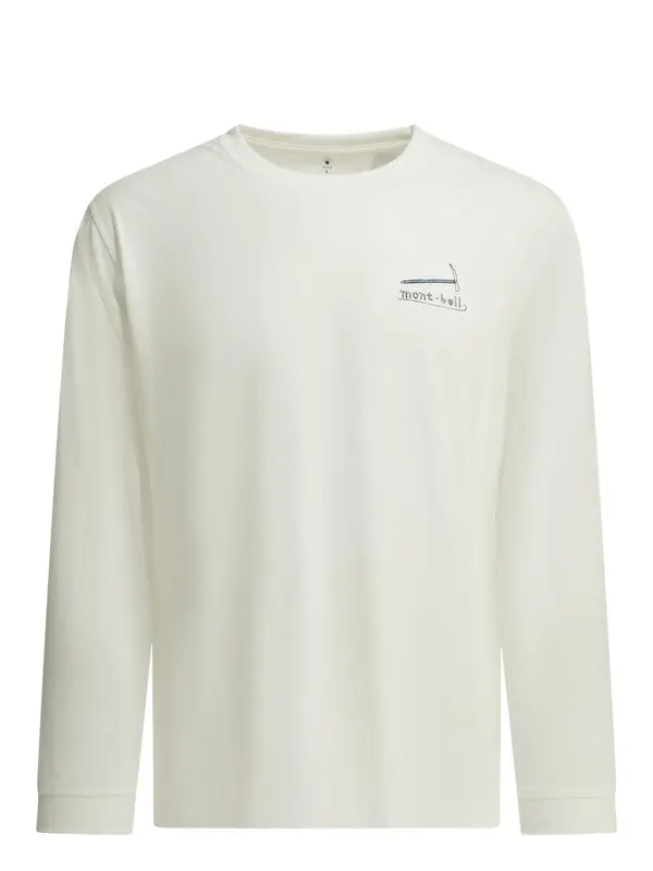 MONTBELL Long Sleeve T-shirt - White