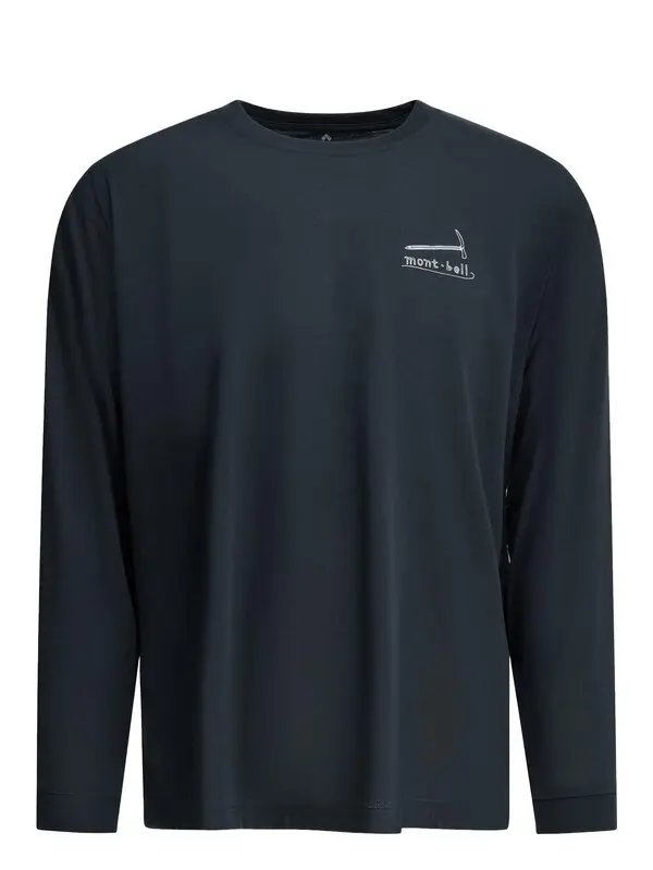 MONTBELL Long Sleeve T-shirt - Blue