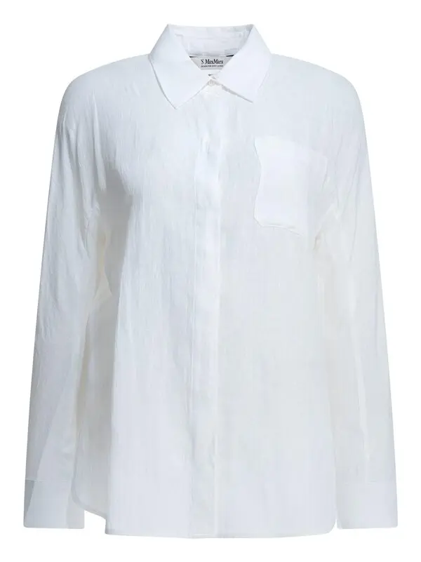 Max Mara Linen Casual Shirt - White