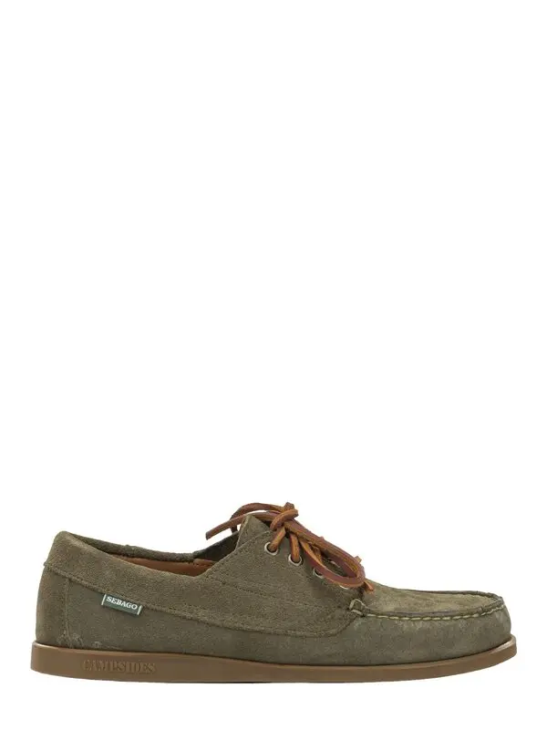 SEBAGO Askook Suede Lace-up Loafers - Green