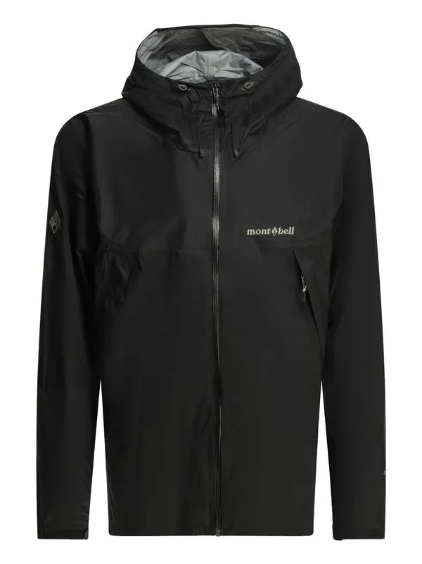 MONTBELL Hooded Zip-up Jacket - Black