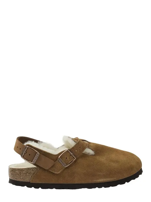 BIRKENSTOCK Tokyo Shearling Sabot - Beige