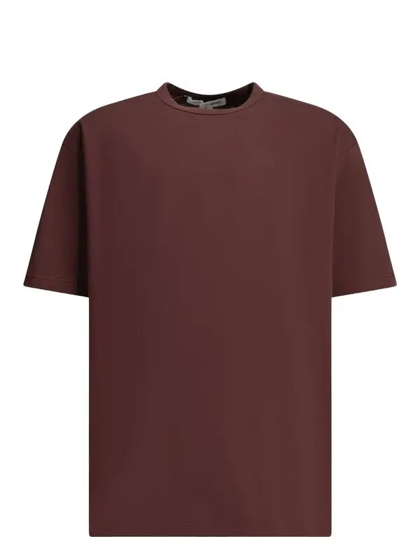 Comme Des Garçons Oversized Cotton T-shirt - Bordeaux