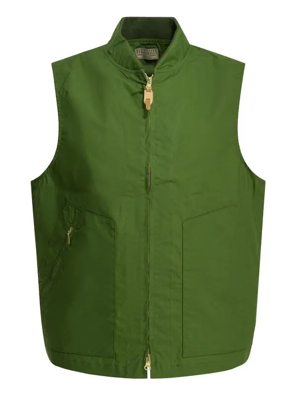 MANIFATTURA CECCARELLI Sleeveless Vest - Green
