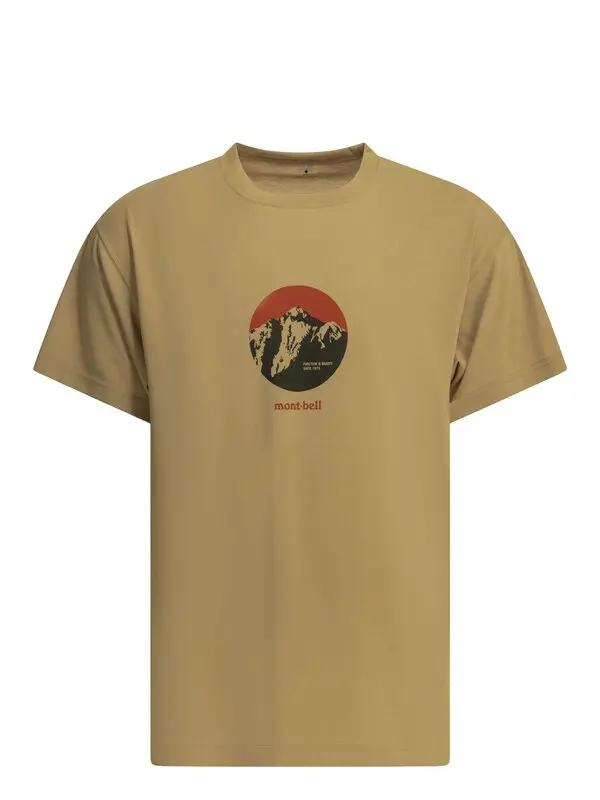 MONTBELL Graphic T-shirt - Beige