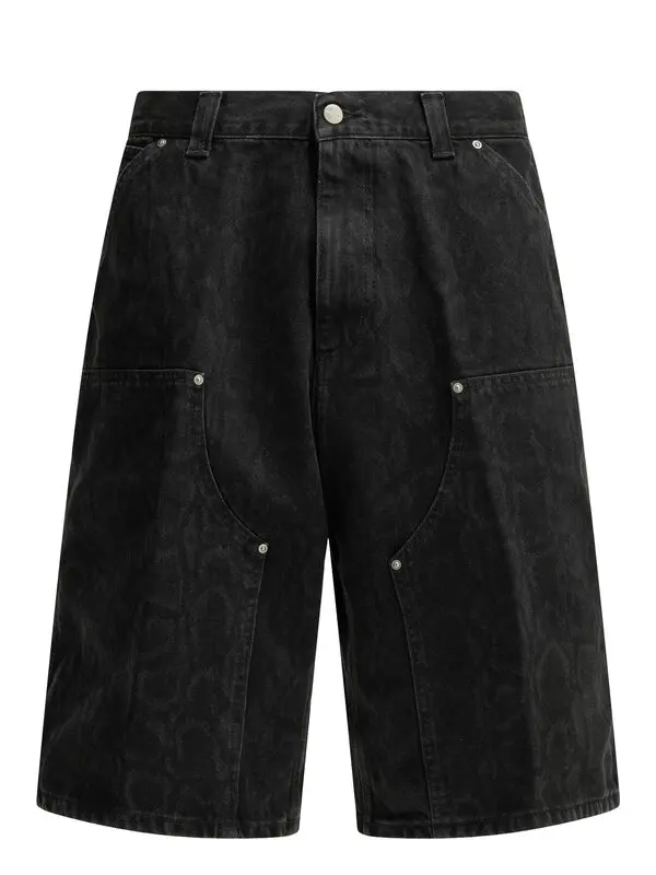 Carhartt Work In Progress Og Double Knee Utility Shorts - Black