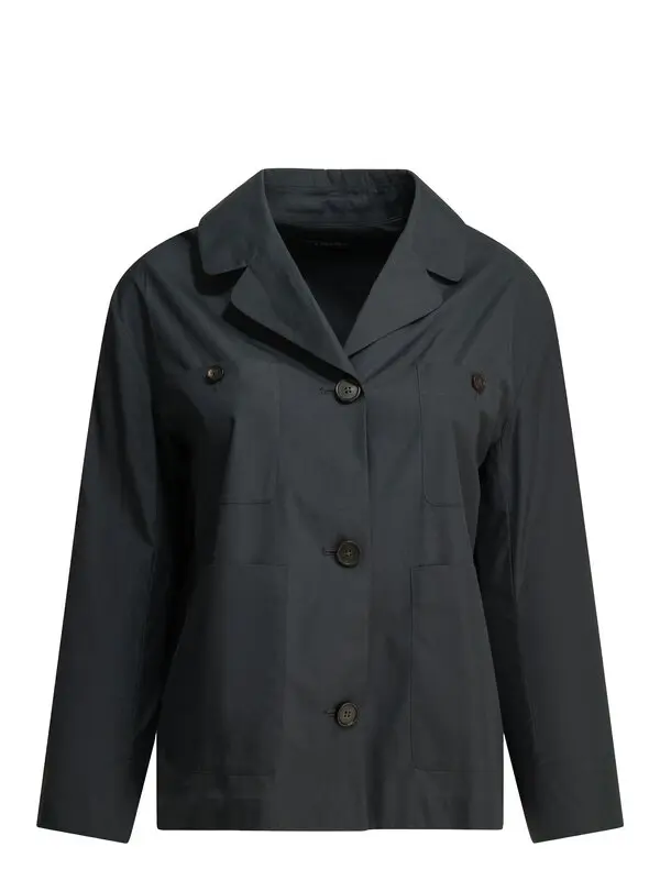 Max Mara Cotton Safari Shirt - Blue