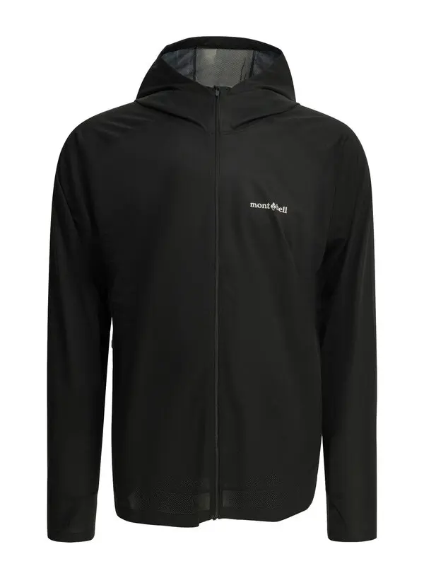 MONTBELL Hooded Full Zip Sweatshirt - Black