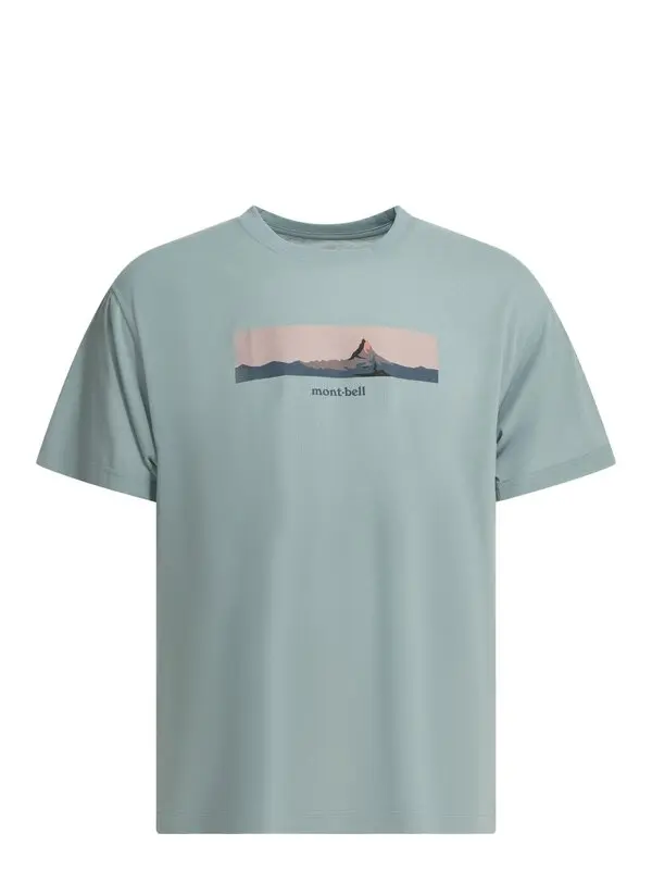 MONTBELL Graphic T-shirt - Light Blue