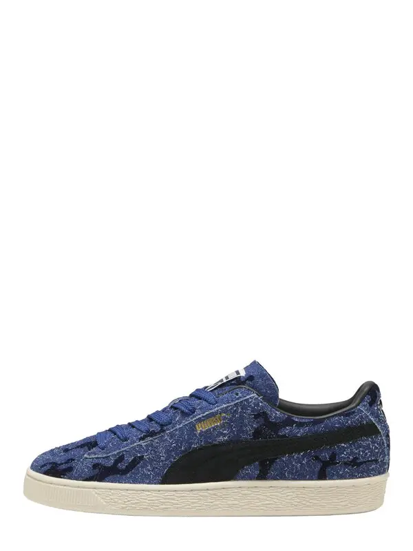 PUMA Suede Flock Sneakers - Blue