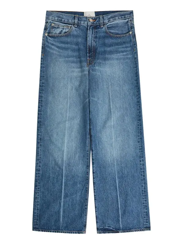THE ELDER STATESMAN Hunter Wide-leg Jeans - Blue