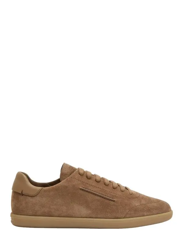 Zegna Suede Sneakers - Beige