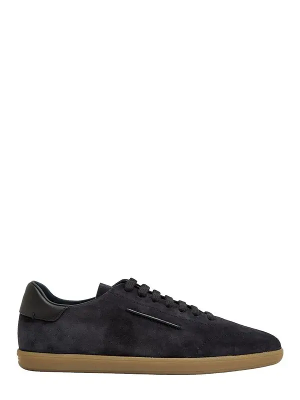 Zegna Suede Sneakers - Navy