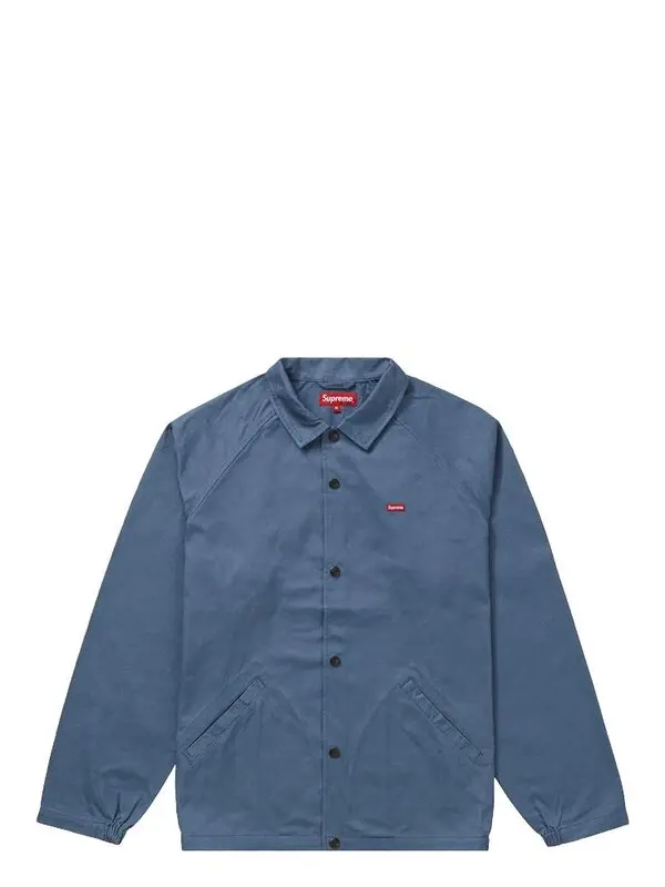 Supreme Snap Front Jacquard Logos Twill Jacket - Slate