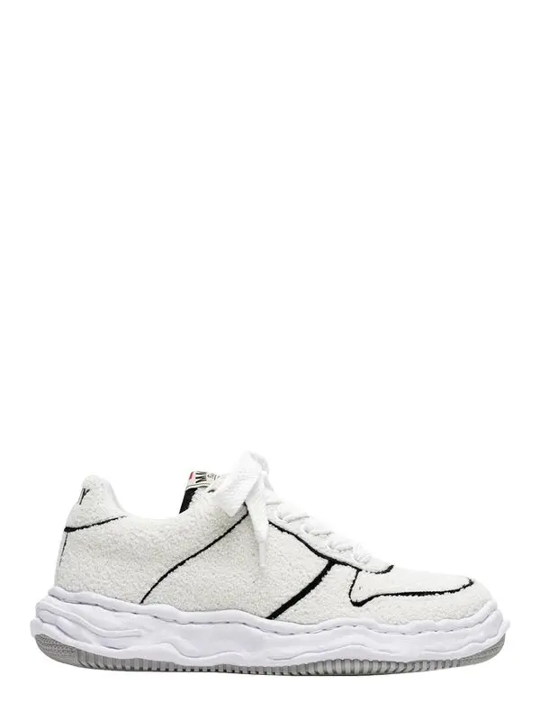 Mihara Yasuhiro Wayne Og Sole Canvas Low Top Sneakers - White