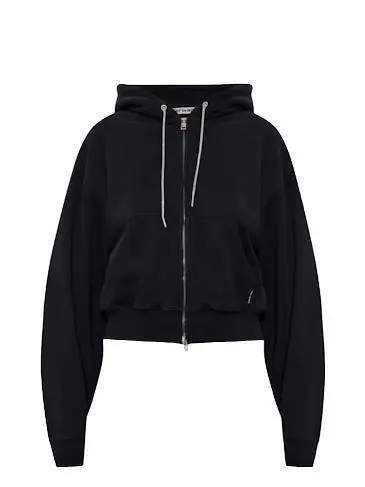 Alexander Wang Zip Up Hoodie - Black