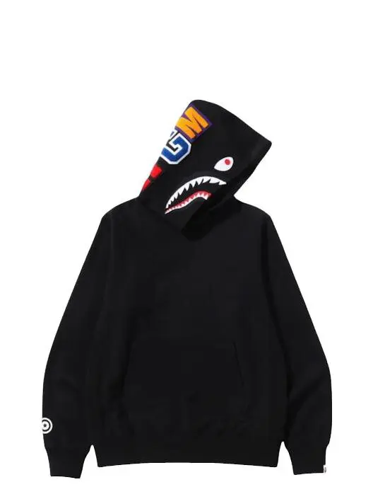 A BATHING APE Shark Pullover Hoodie - Black