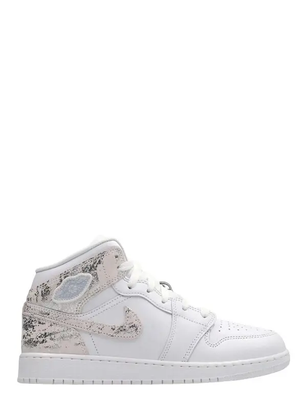 JORDAN 1 Mid Se Distressed Field Silver - White