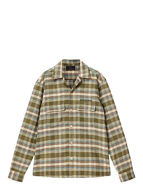 ALLSAINTS Slam Checked Woven Shirt - Green