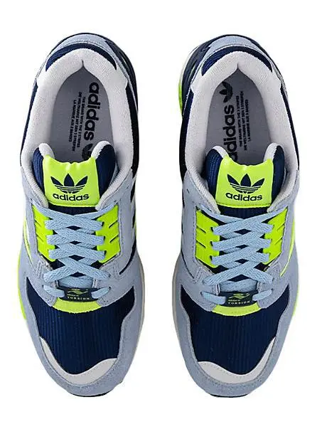 Adidas Zx 8000 Mesh And Suede Trainers - Dark Blue  White Sol