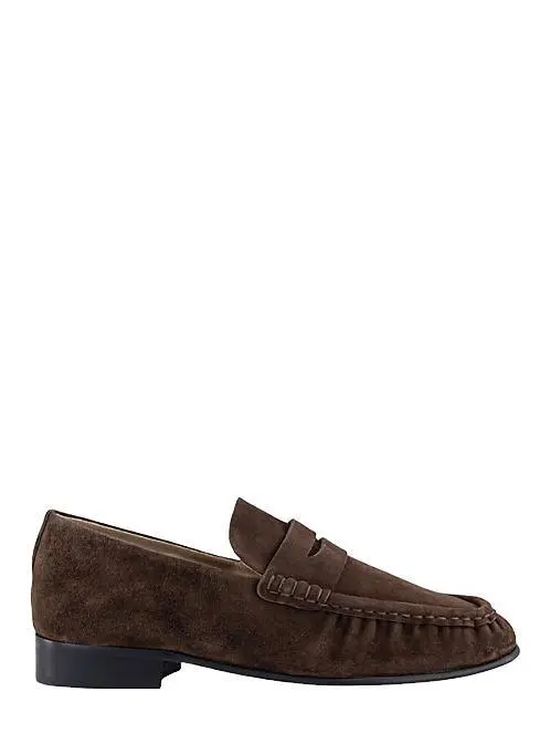 TONY BIANCO Gomez Suede Loafers - Espresso Suede