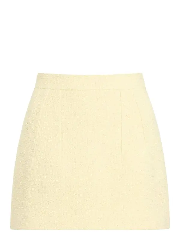 PATOU Limelight' Iconic Mini Skirt - Yellow