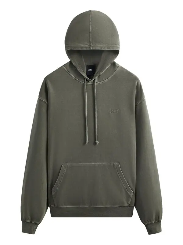 Kith Crystal Wash Interlock Williams Iii Hoodie - Green