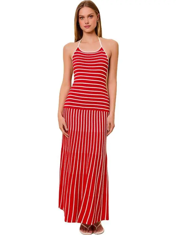 Solid & Striped Lottie Maxi Dress - Red