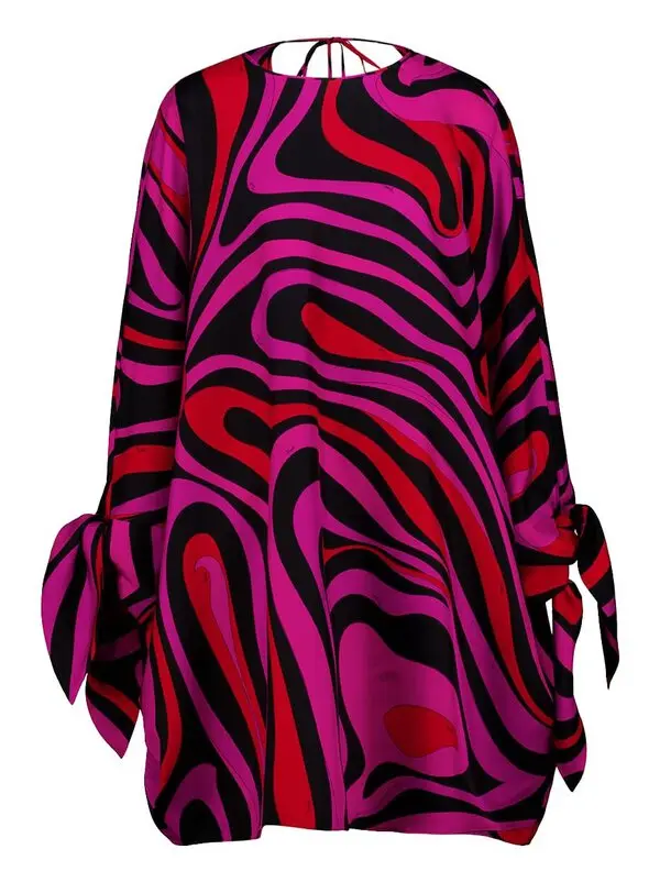 Emilio Pucci Kaftan With Marmo Print - Pink