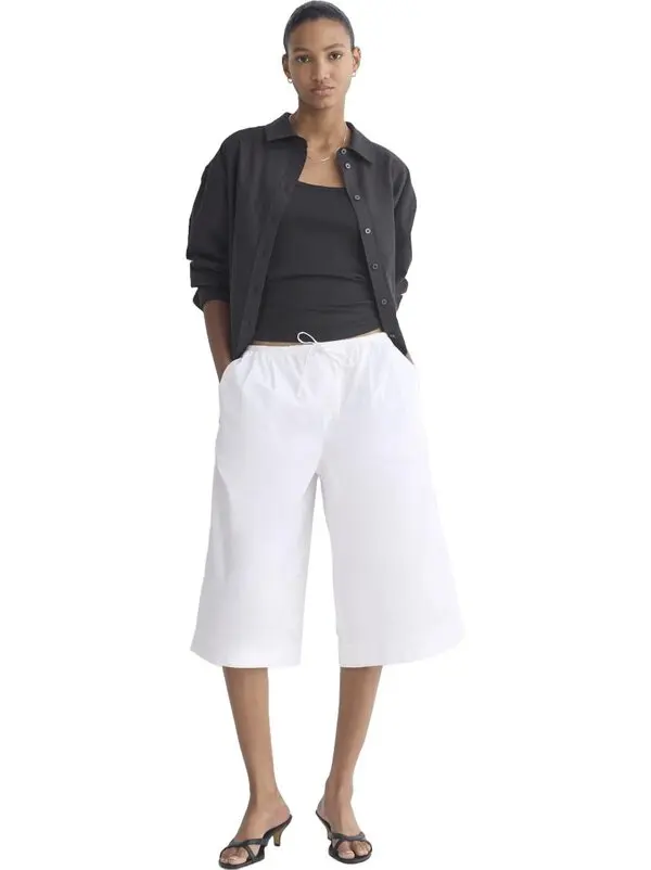 Everlane Easy Long Short - White