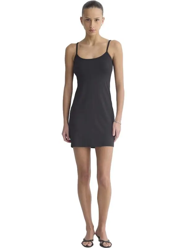 Everlane Knit Cami Mini Dress - Black
