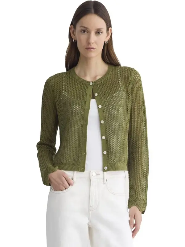 Everlane Lace-knit Cardigan - Mayfly