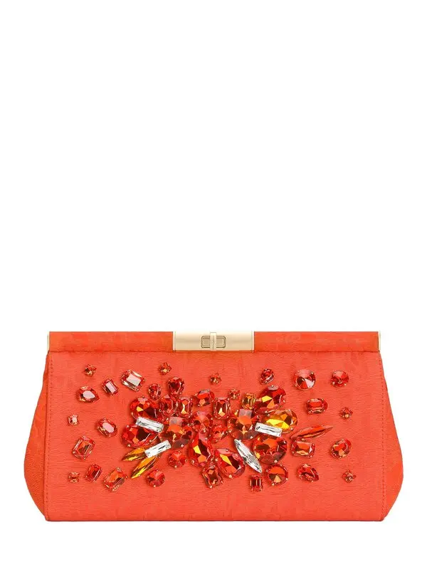 Dolce & Gabbana Marlene Shoulder Bag In Embroidered Brocade - Multicolor