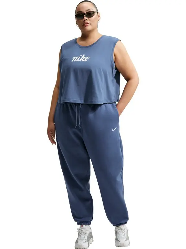 Nike Phoenix Fleece High-waisted Oversized Sweatpants - Blue