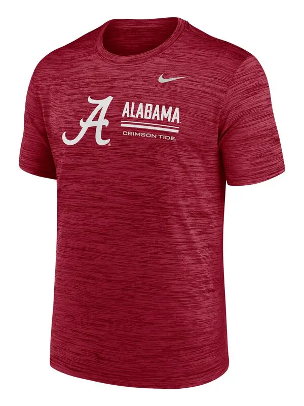 Nike Alabama Sideline Velocity Dri-fit College T-shirt - Red