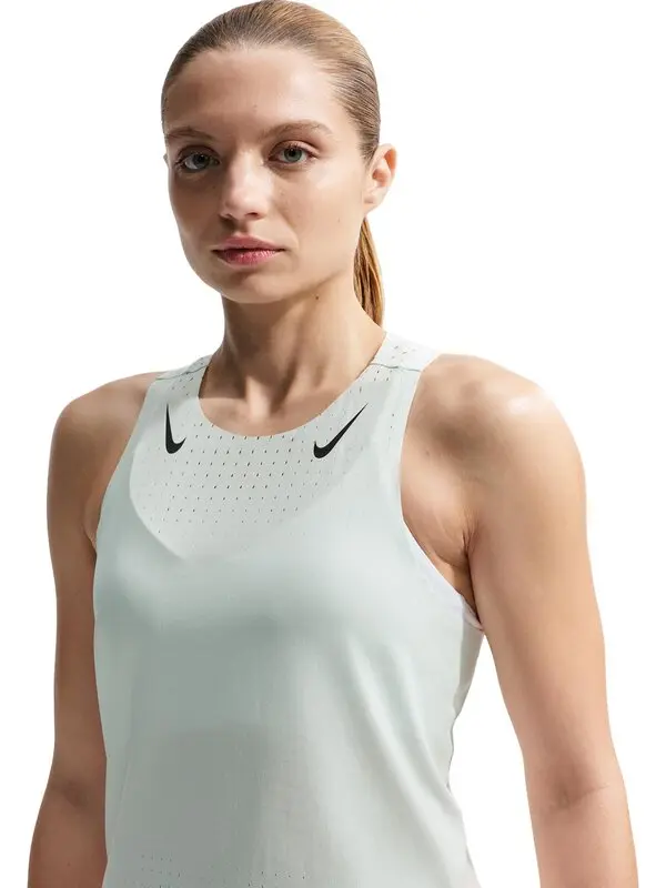 Nike Aeroswift Dri-fit Adv Running Singlet - Green