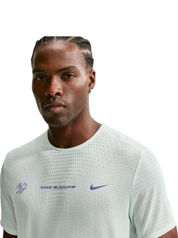 Nike Aeroswift Dri-fit Adv Short-sleeve Running Top - Green