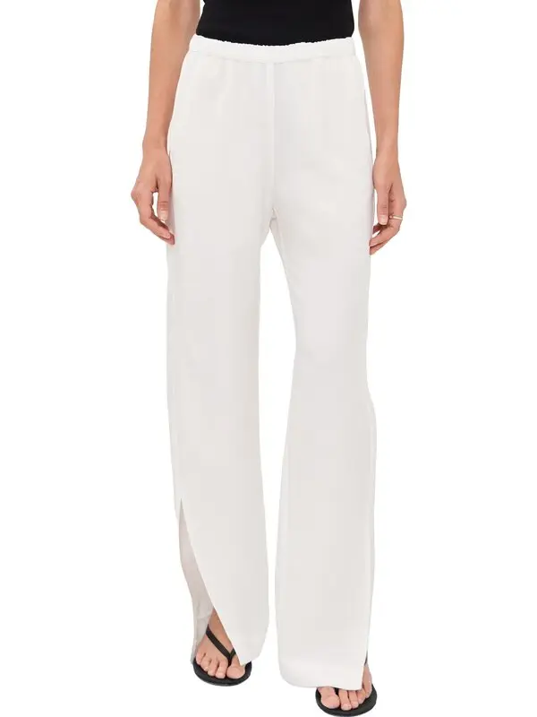 Enza Costa Twill Slash Pants - Off White