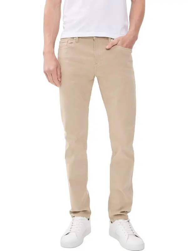 FRAME L'homme Slim Twill Jeans - Dusty Beige