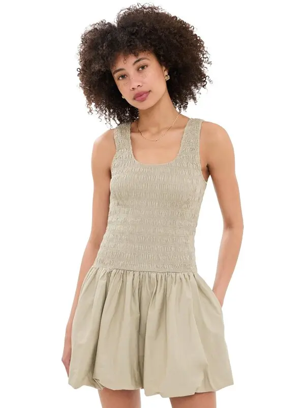 PISTOLA Ilona Bubble Hem Dress - Mist