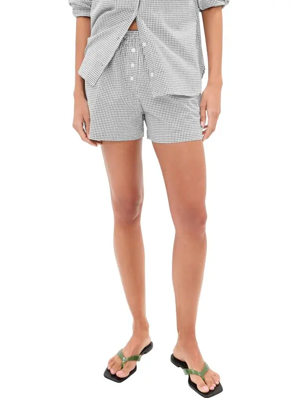 LE BOP Cecilia Shorts - Black Check