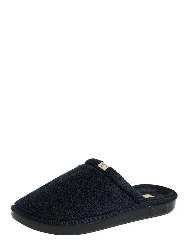 BRUNCH Essential Terry Cloth Slippers - Black