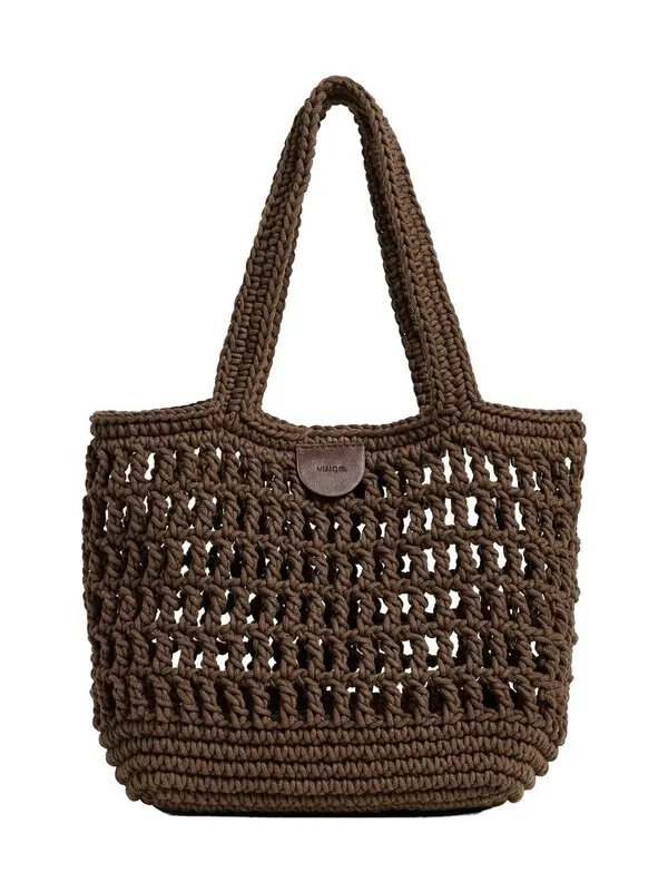 Vince Barcelona Small Crochet Tote - Date