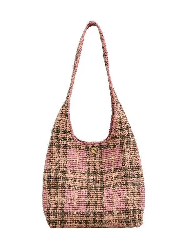 Burberry Margate Hobo Bag - Pink