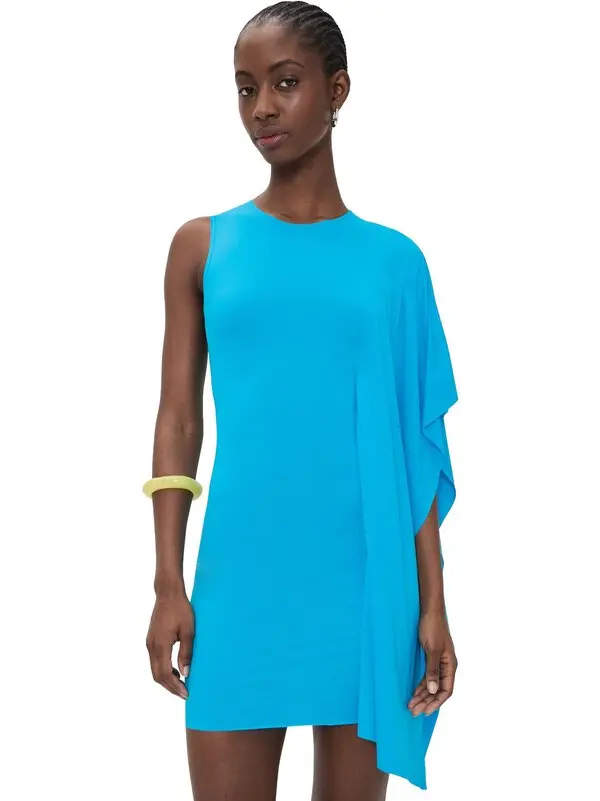 CULTNAKED One-shoulder Mini Dress - Blue